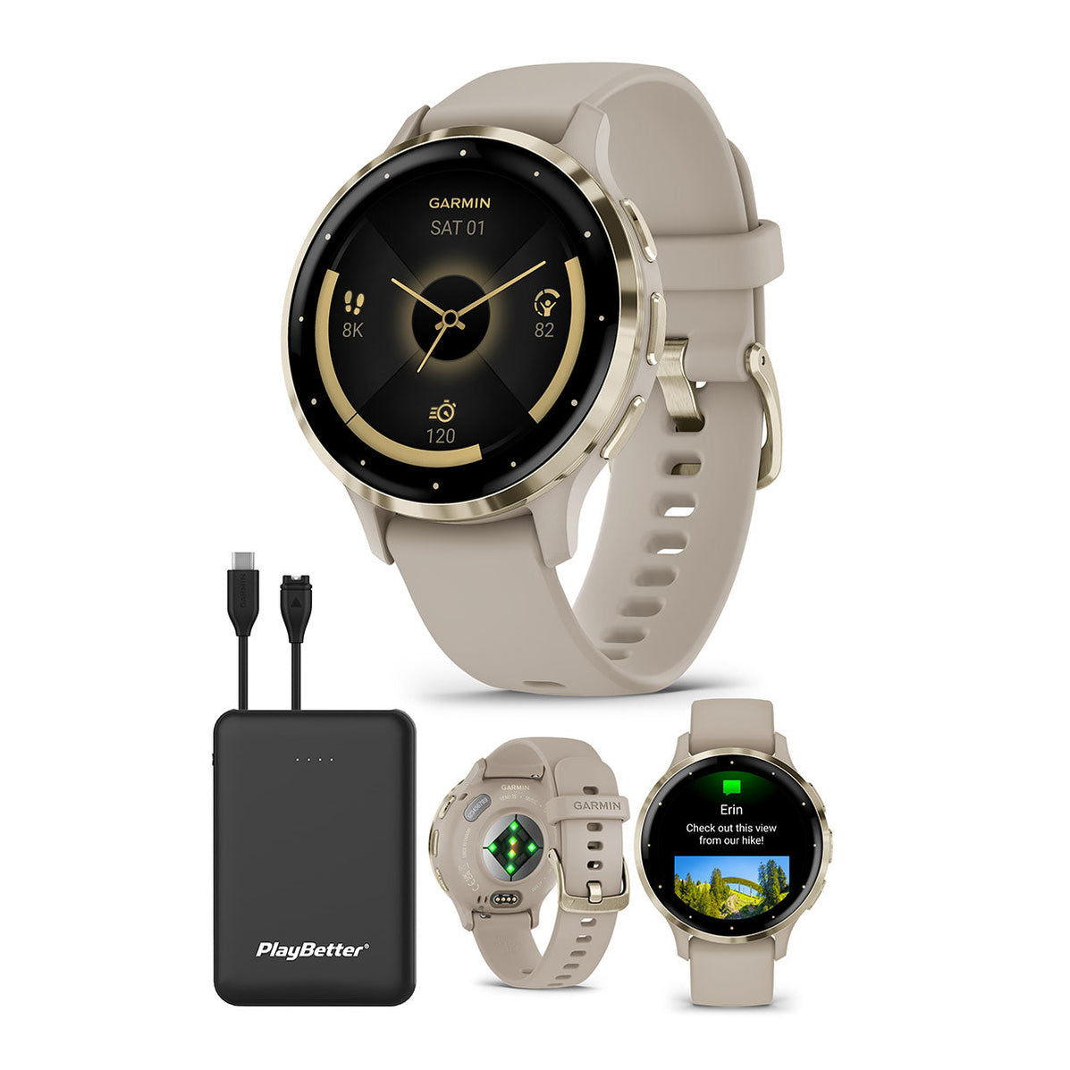 Buy Garmin Venu 3/3S Fitness GPS Smartwatch | Make & Take Calls ...